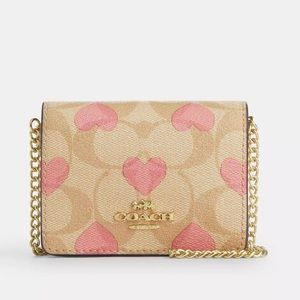 Coach | Bags | Coach Boxed Mini Wallet On A Chain | Poshmark